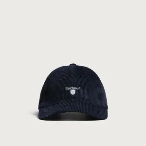 Barbour Preston Corduroy Cap - Navy