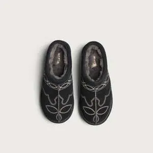 UGG Tasman Western Slipper - Black
