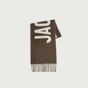 Jacquemus Logo Scarf - Multi-brown