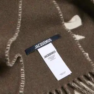 Jacquemus Logo Scarf - Multi-brown
