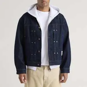 DIME Pleated Denim Jacket