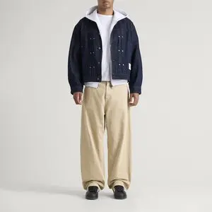 DIME Pleated Denim Jacket