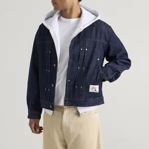 DIME Pleated Denim Jacket