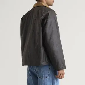 Barbour X Paul Smith Transport Windowpane Wax Jacket