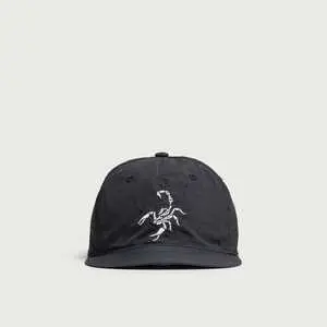 Satisfy Flitesilk Scorpion Logo 5 Panel Pinch Cap - Black