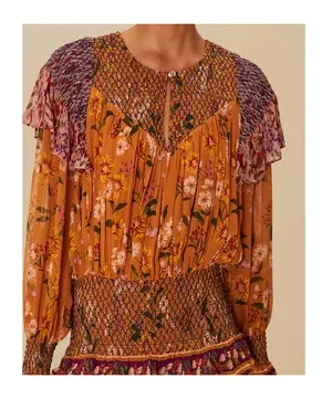 Farm Rio Floral-print Dress