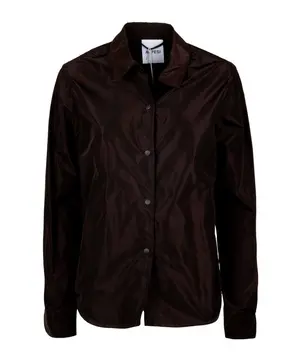 Aspesi Long-sleeve Snap-button Shirt - Brown
