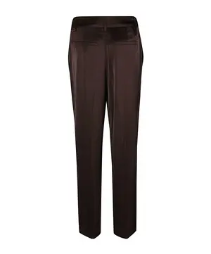 Michael Kors Drapey Satin Wide Leg Pants