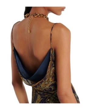 Etro Paisley Silk-blend Chiffon Gown