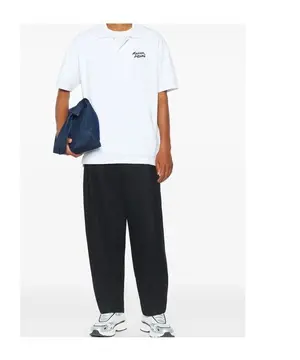 Maison Kitsuné Handwriting Logo Polo Shirt