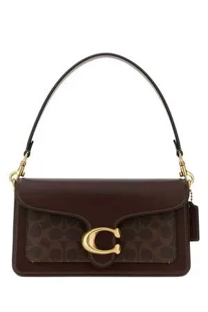 COACH NEW YORK Tabby 26 Leather Handbag With Antiqued Gold Hardware - Brown