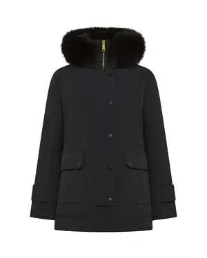Peuterey Fur-trim Hooded Down Parka - Nero