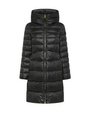 Peuterey Long Hooded Down Puffer Coat - Nero