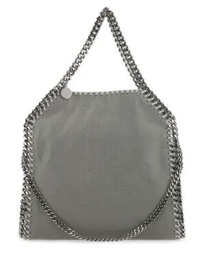 Stella McCartney Mini Chic Crossbody Bag With Diamond Cut-chain Height 24 Cm, Width 27 Cm