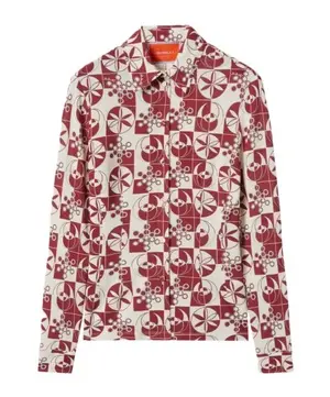 La DoubleJ Geometric-print Shirt - Multicolor
