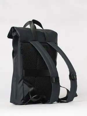 Rains 2 Way Waterproof Polyester Tote Backpack With Flap Closure - Blue