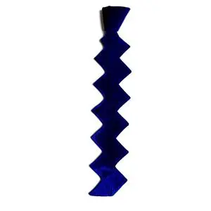 ZARS LONDON The Chevron Tie Velvet - Blue