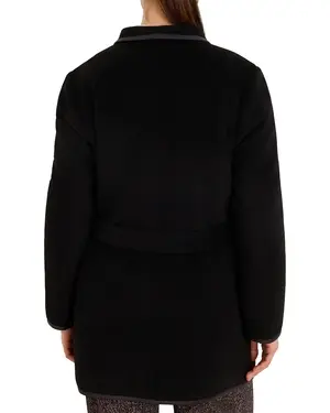 NIC+ZOE Reversible Quilted Top Coat - Black Onyx