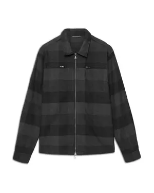 John Varvatos Grafton Flannel Check Shirt Jacket