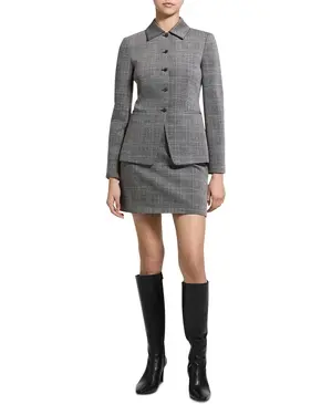Theory Button Front Cutaway Blazer