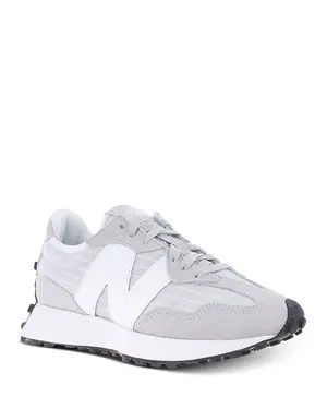 NEW BALANCE 327 Suede Sneakers - Rain Cloud