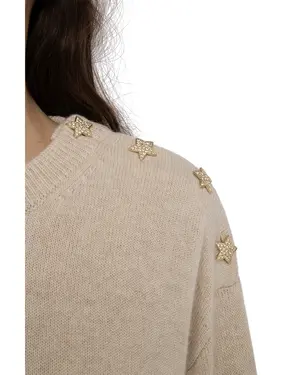 Zadig&Voltaire Swyna Wool-blend Round Neck Sweater