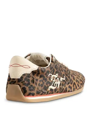 Zadig&Voltaire Zv Dance Leopard Calf Hair Sneakers