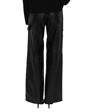 Zadig&Voltaire Perya Leather Wide Pants