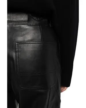 Zadig&Voltaire Perya Leather Wide Pants