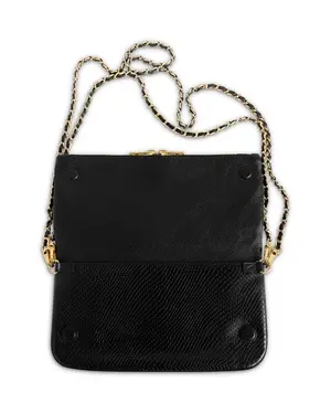 Zadig&Voltaire Rock Soft Wild Embossed Leather Clutch