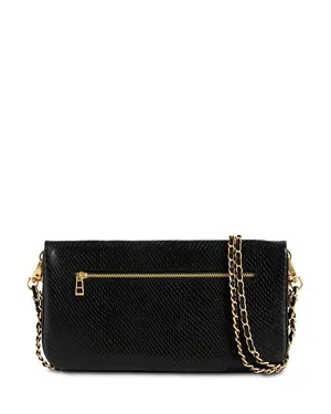 Zadig&Voltaire Rock Soft Wild Embossed Leather Clutch