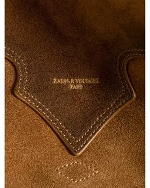 Zadig&Voltaire Jane Suede Western Hobo Bag