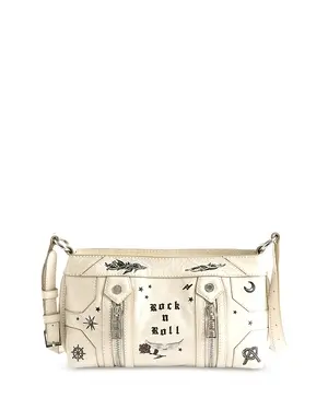 Zadig&Voltaire Sunny Mood Tattoo Leather Crossbody Bag