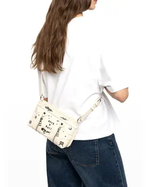 Zadig&Voltaire Sunny Mood Tattoo Leather Crossbody Bag