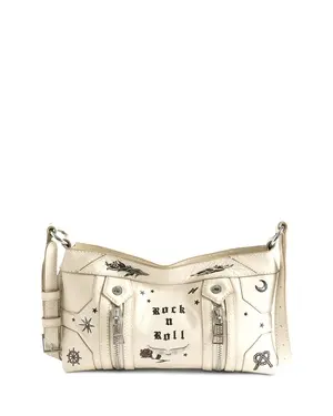 Zadig&Voltaire Sunny Mood Tattoo Leather Crossbody Bag