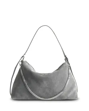 Zadig&Voltaire Jim Suede Shoulder Bag - Road