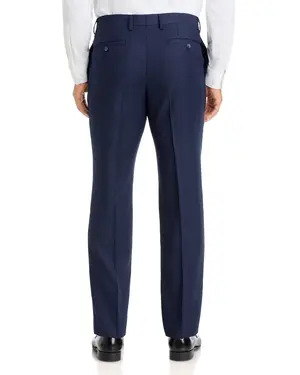 John Varvatos Slim Fit Windowpane Virgin Wool Suit Pants