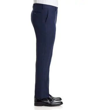 John Varvatos Slim Fit Windowpane Virgin Wool Suit Pants