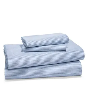 SKY Sketched Stripe 500 Thread Count Sheet Set, King - Blue