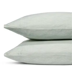 SKY Sketched Stripe 500 Thread Count Sheet Set, King - Green