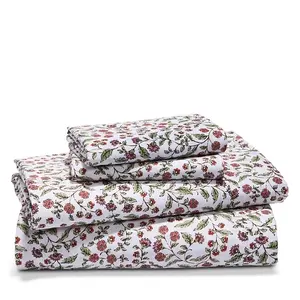 SKY 500 Thread Count Sateen Printed Sheet Set, King - Pink