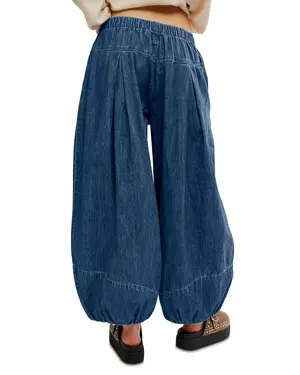 Free People Moonflower Cotton Balloon Leg Jeans