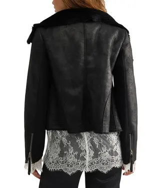 Free People Fourline Faux Shearling Jacket