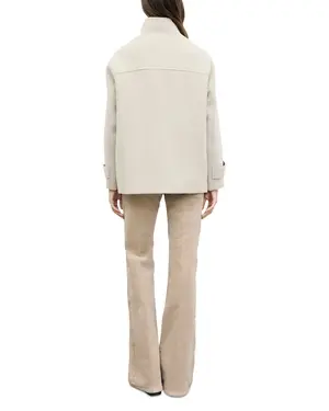 Gerard Darel Alay High Collar Flap Pocket Coat