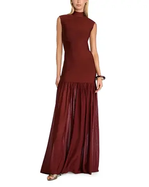 Retrofete Zosima Bandage Maxi Dress