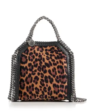 Stella McCartney Falabella Print Tiny Tote - Leopard
