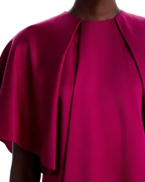 Stella McCartney Satin Cape Mini Dress
