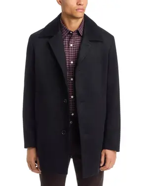 BOSS Clark Wool & Cashmere 3-in-1 Carcoat With Removable Vest