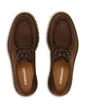 FERRAGAMO Chunky Lace Up Loafers