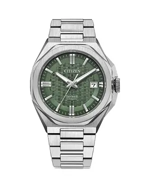 Citizen Series 8 83hd Watch, 39mm - Silver/green